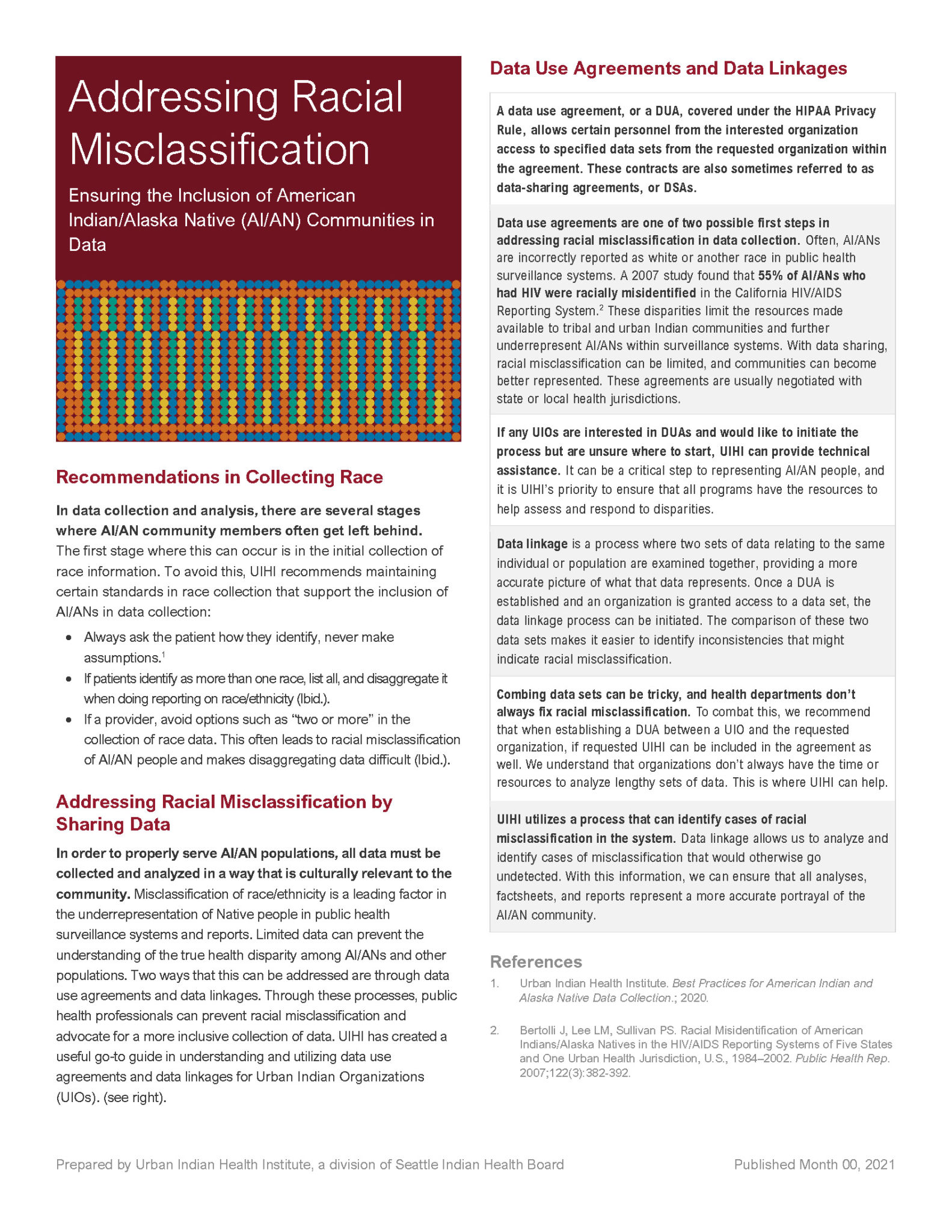 Addressing Racial Misclassification – Urban Indian Health Institute